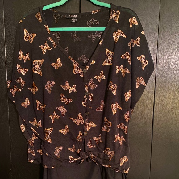 Tops | 4 For 2cute Butterfly Top | Poshmark